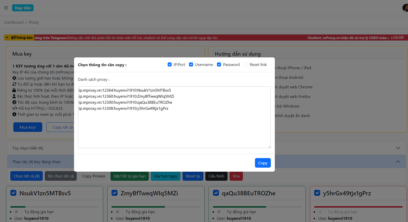 Cài đặt proxy trên trình duyệt ẩn danh SessionBox
